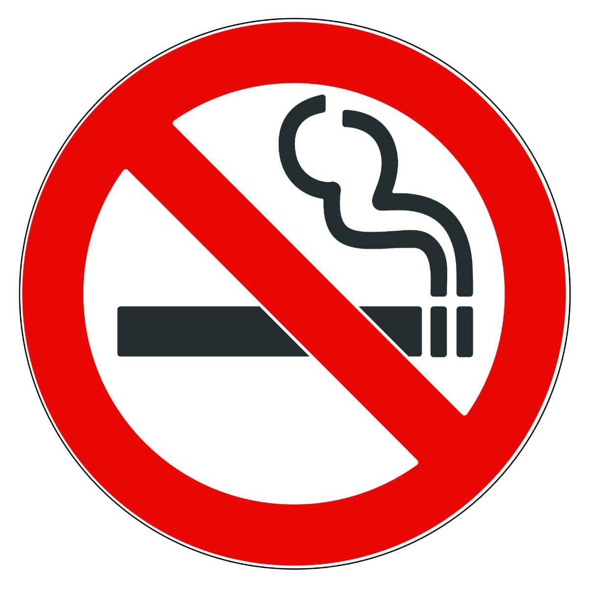 Roken verboden sticker - Duidelijk en effectief | Bestel nu bij ons