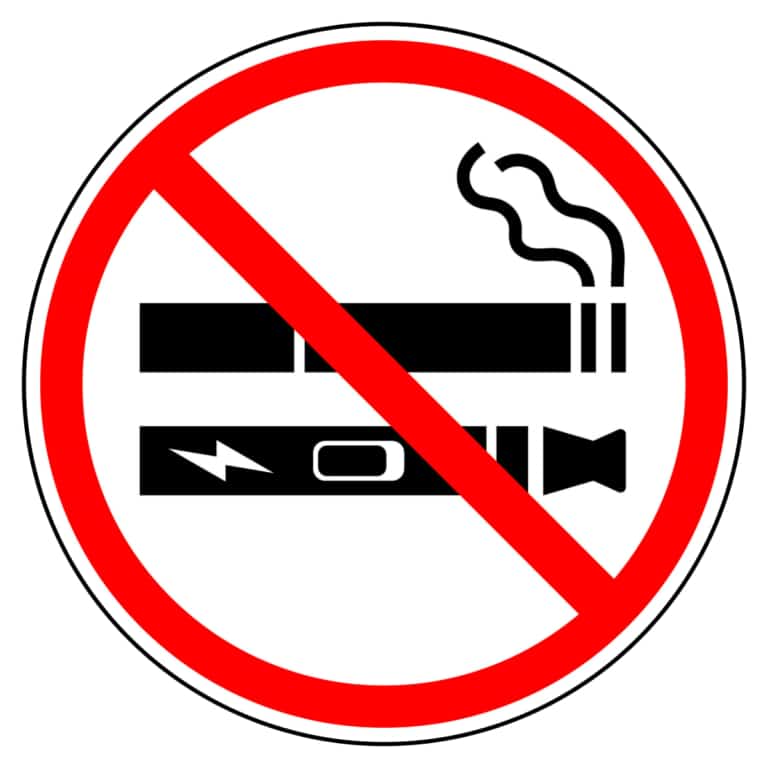 Roken en vapen verboden sticker - In2stickers.nl
